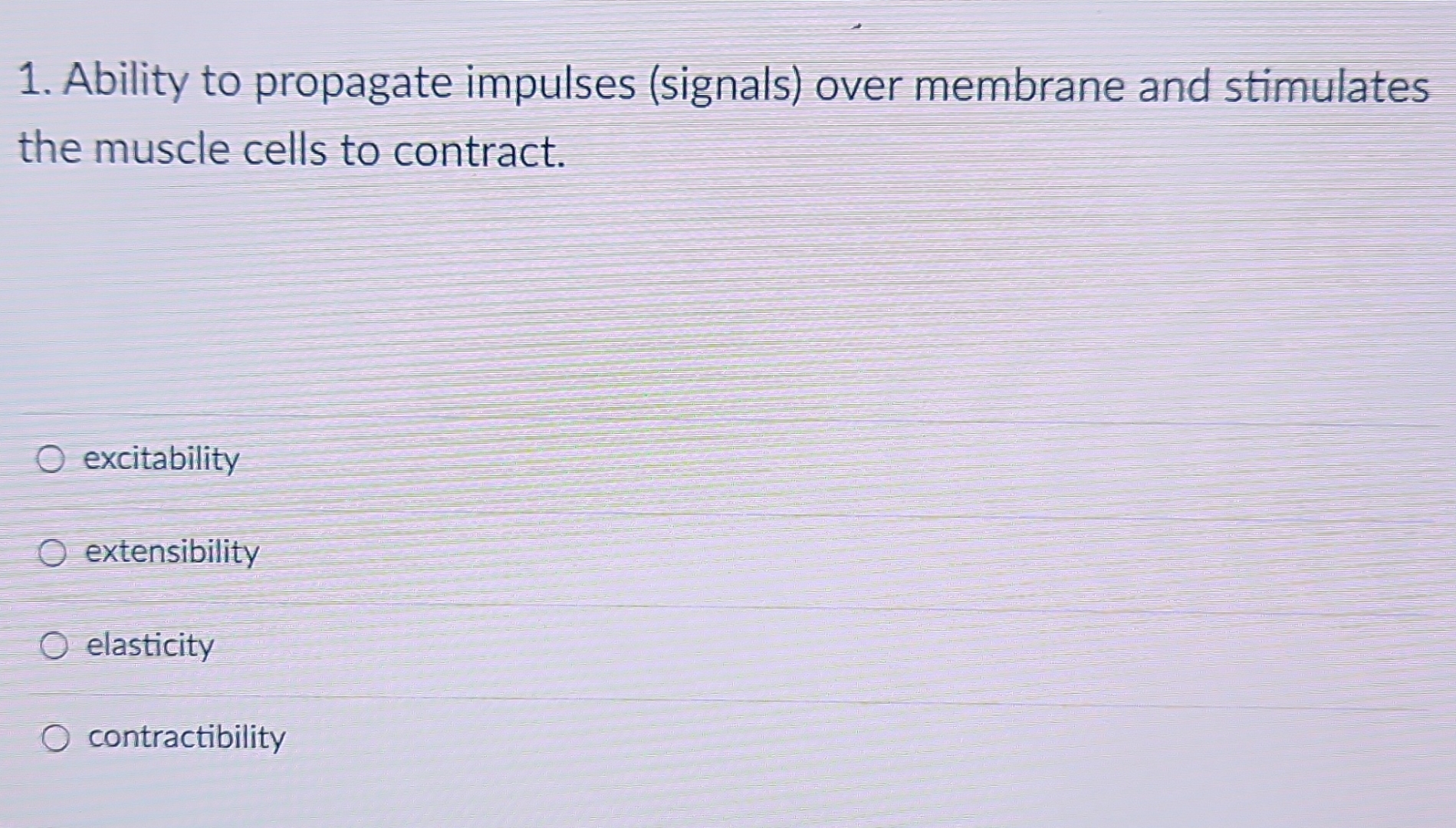 Solved Ability to propagate impulses (signals) ﻿over | Chegg.com