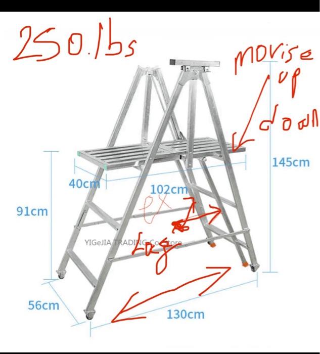 Solved what kind of calculation this platform ladder | Chegg.com