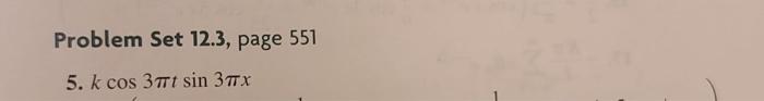 Solved 5-13 DEFLECTION OF THE STRING Find u(x,t) for the | Chegg.com