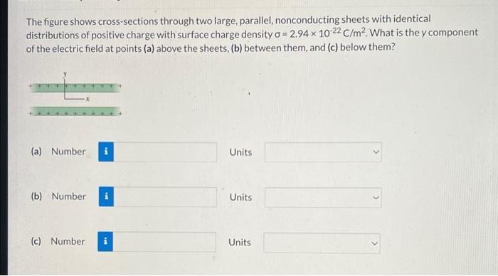 Solved The figure shows cross-sections through two large, | Chegg.com