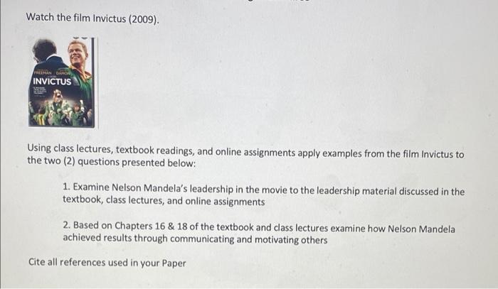 Solved MGT 360: Management and Organizational Behavior ( | Chegg.com