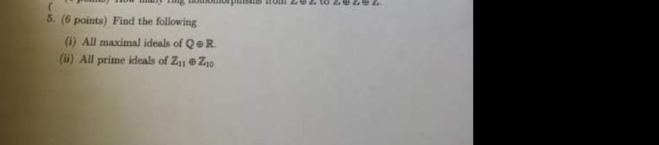 Solved 5. (6 points) Find the following (i) All maximal | Chegg.com