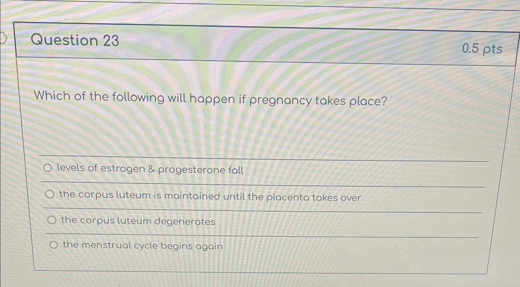 Solved Question 230.5ptsWhich of the following will happen | Chegg.com