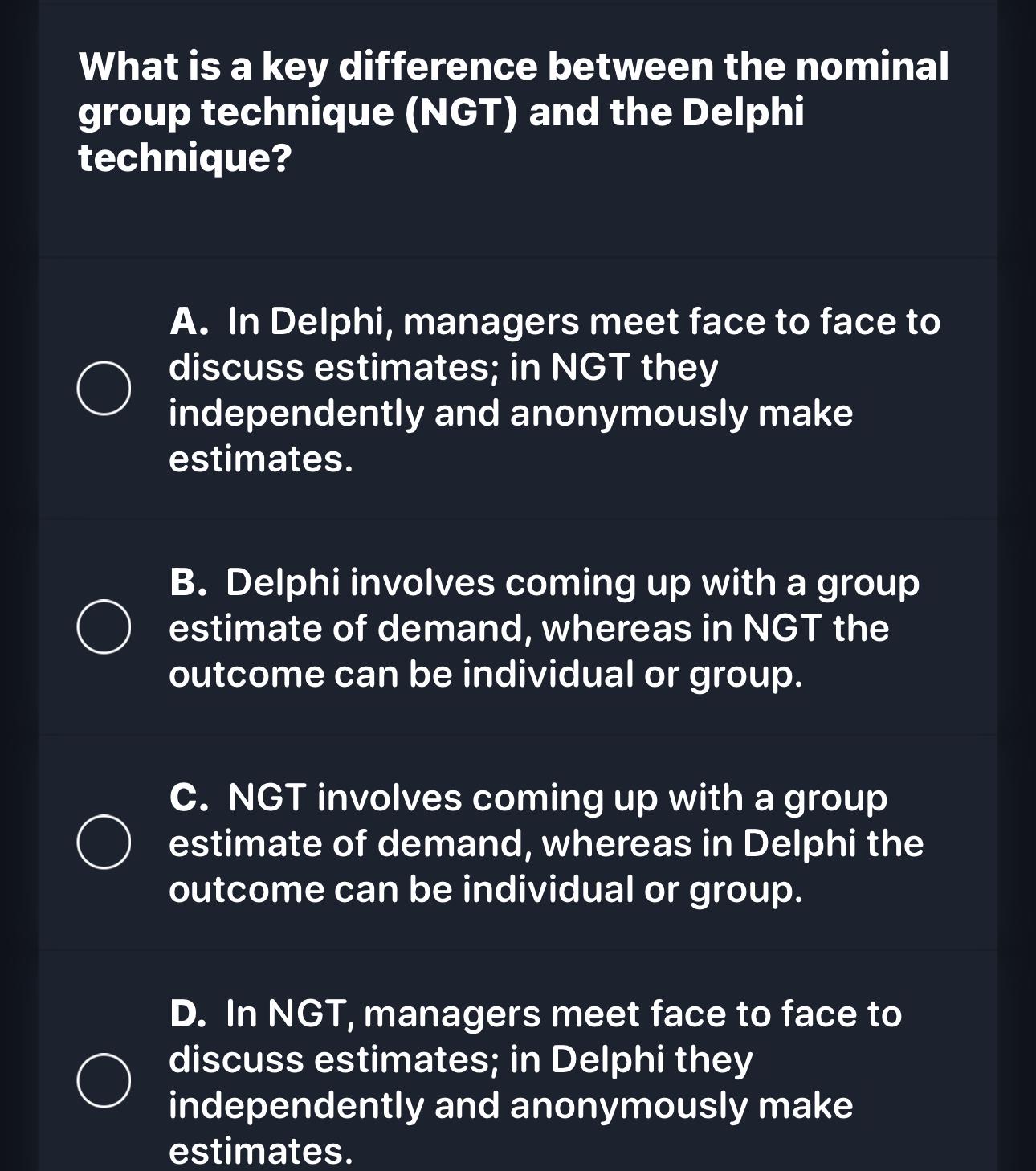 Solved What is a key difference between the nominal group | Chegg.com
