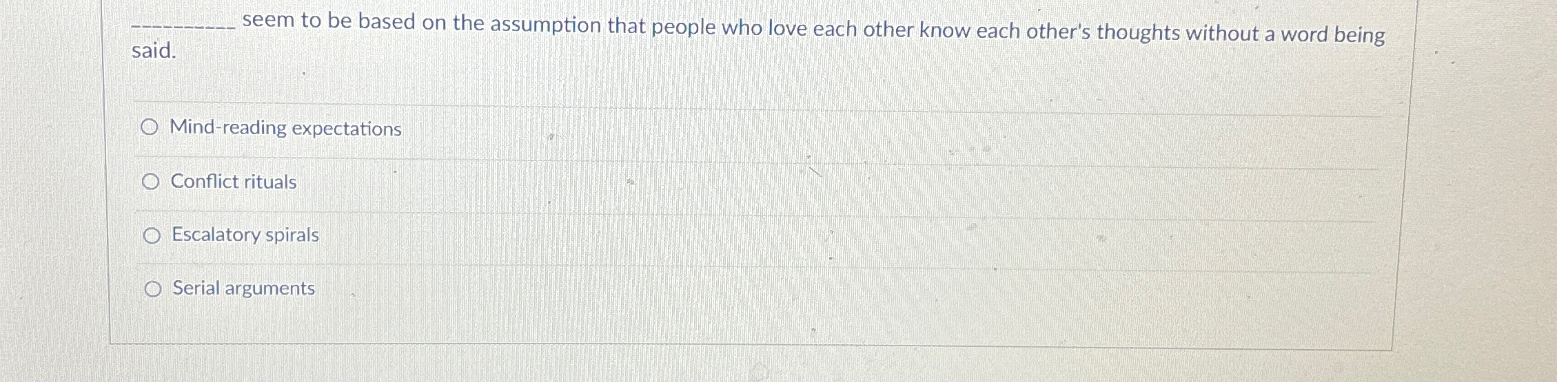 Solved q, ﻿seem to be based on the assumption that people | Chegg.com