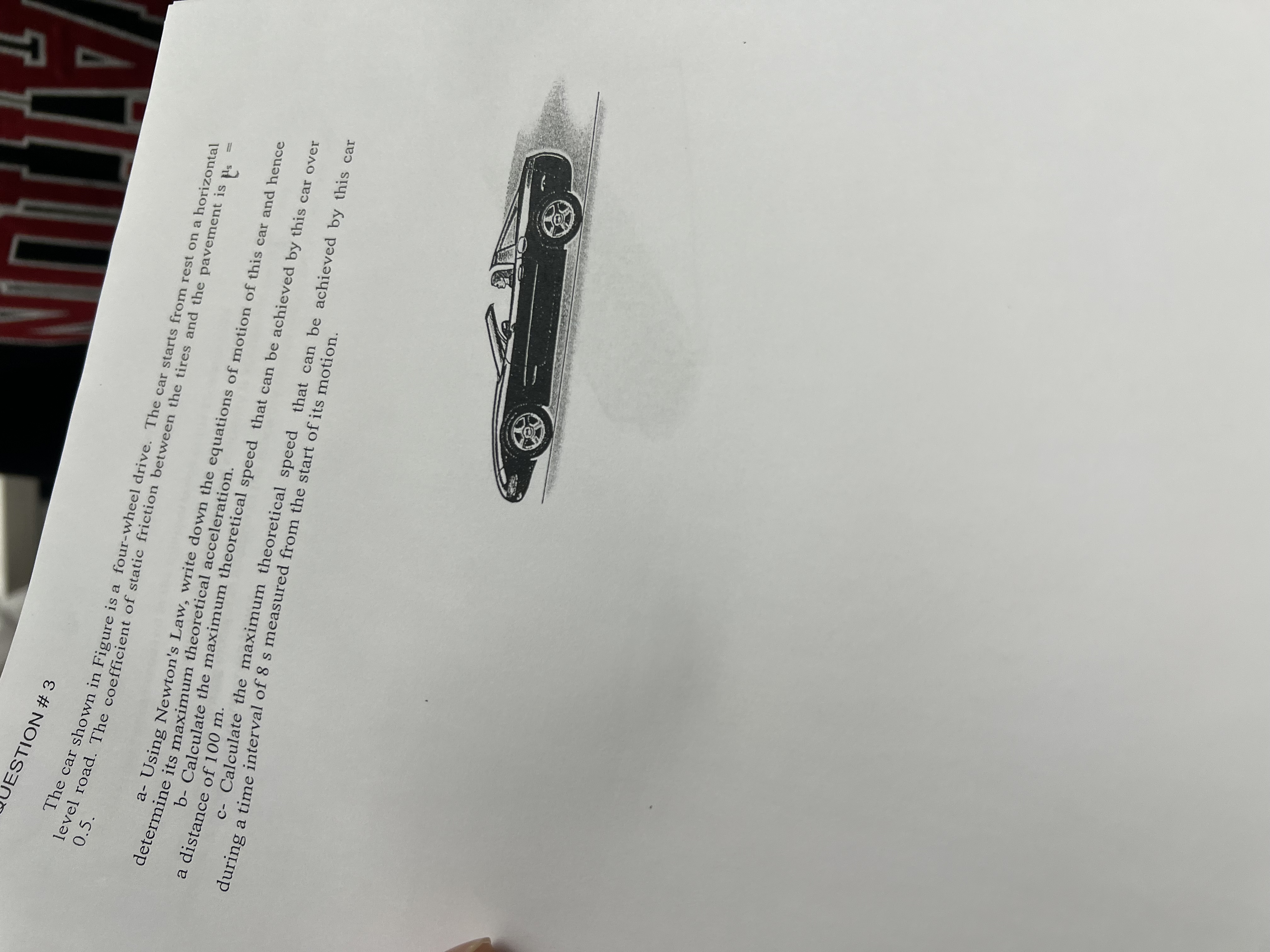 level che car shown in ﻿Figure is ﻿a four-wheel | Chegg.com