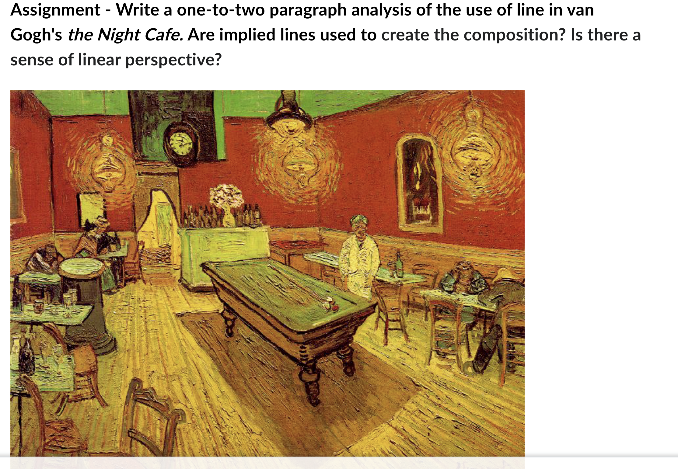 Assignment - ﻿Write a one-to-two paragraph analysis | Chegg.com
