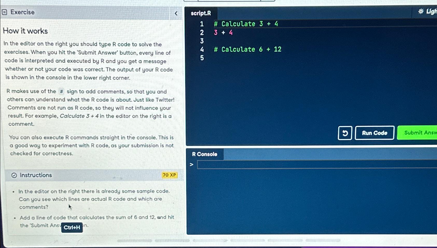 Solved ExerciseHow it worksIn the editor on the right you | Chegg.com
