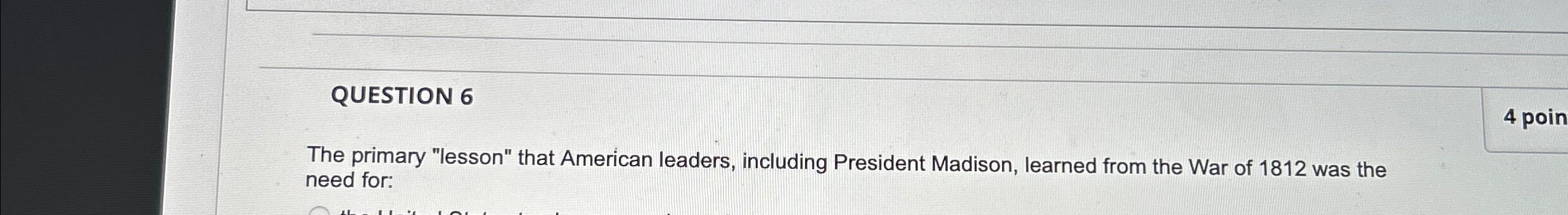 Solved The primary "lesson" that American leaders, including | Chegg.com