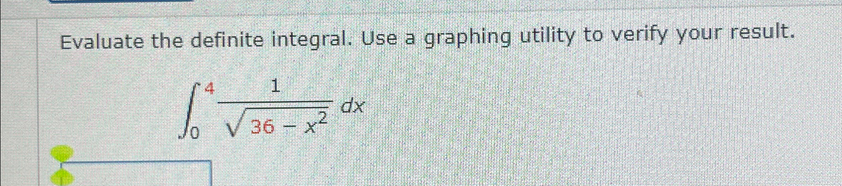 Solved Evaluate the definite integral. Use a graphing | Chegg.com