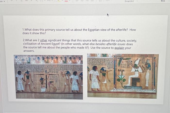 1.What does this primary source tell us about the | Chegg.com