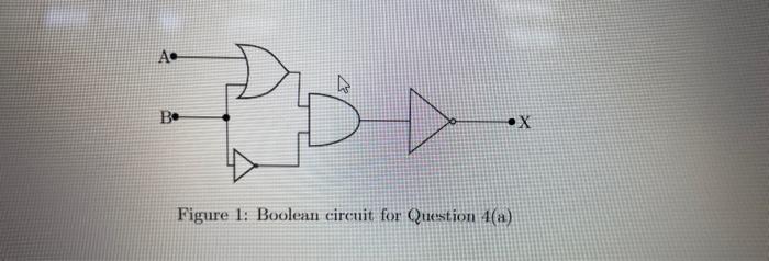 Solved 4. Write the the input/output truth table for the | Chegg.com