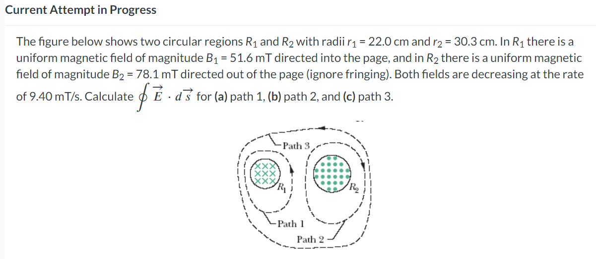 Solved Current Attempt in ProgressThe figure below shows two | Chegg.com