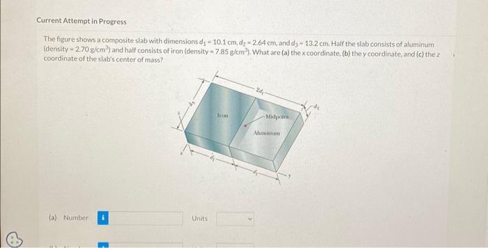 Solved The figure shows a composite slab with dimensions | Chegg.com