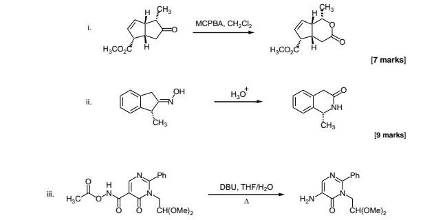 Solved provide a mechanism for these 3 DBU = | Chegg.com