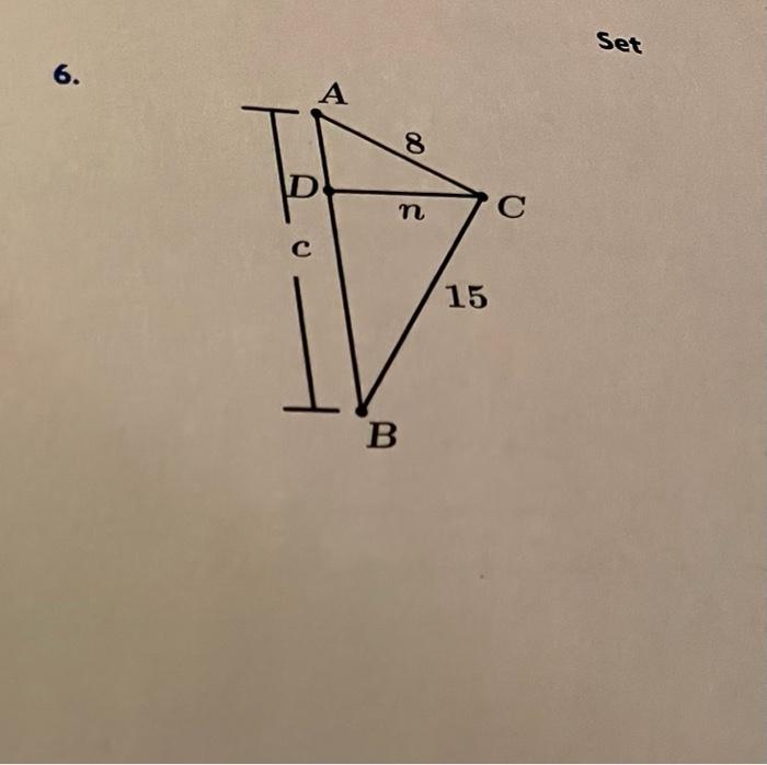 Solved Find the missing values for each right triangle | Chegg.com