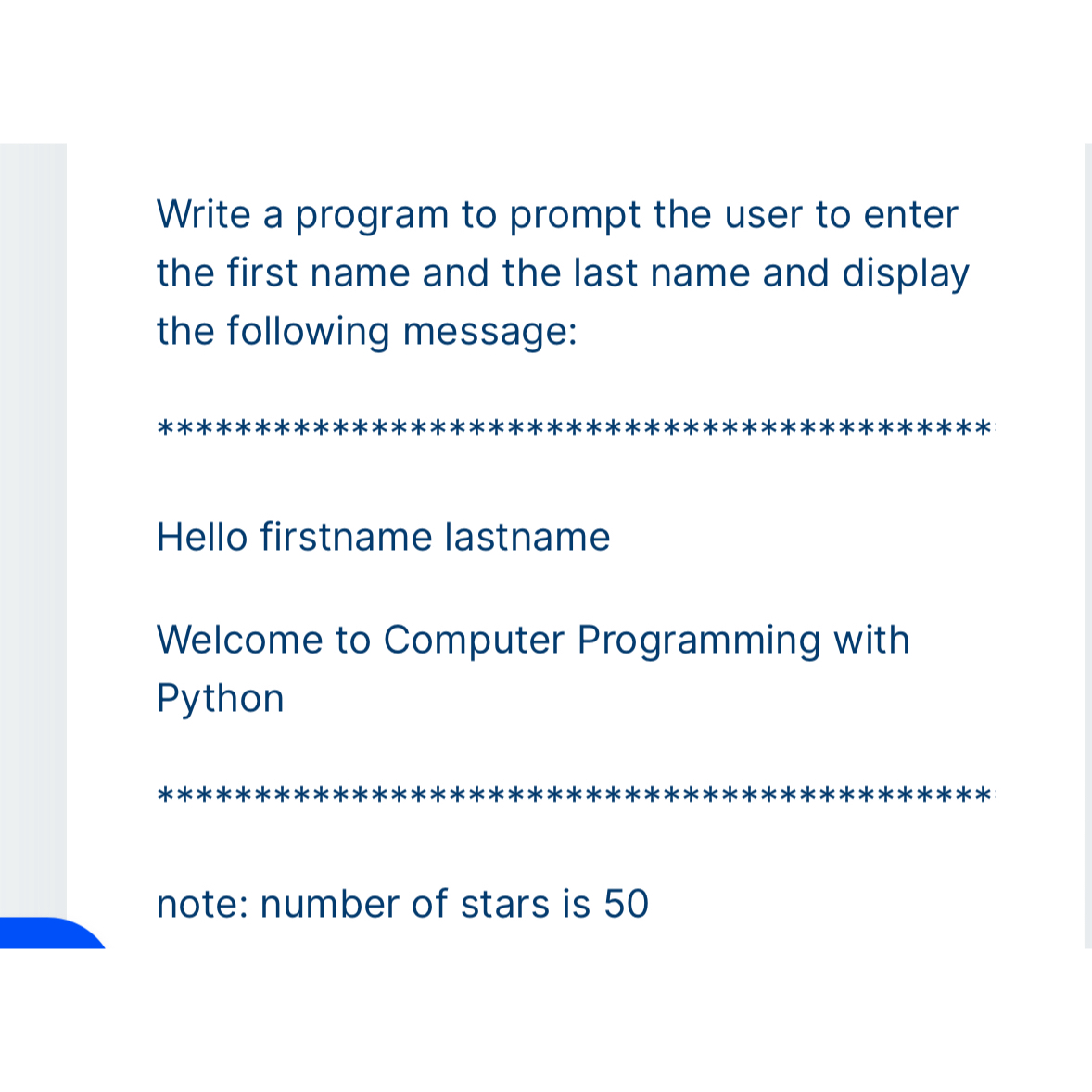 Solved Write a program to prompt the user to enter the first | Chegg.com