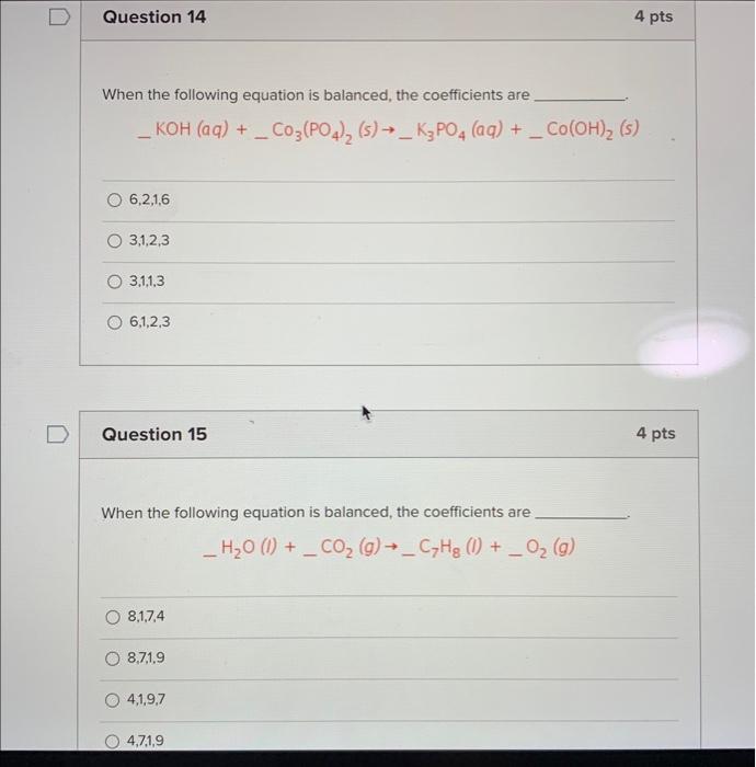 Solved Octavia performed a precipitation reaction between | Chegg.com