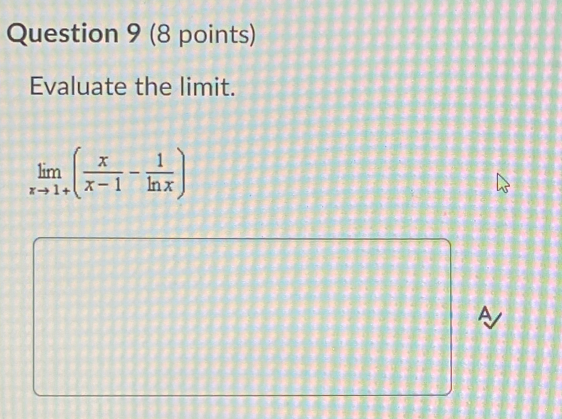 Solved Question 9 (8 ﻿points)Evaluate the | Chegg.com