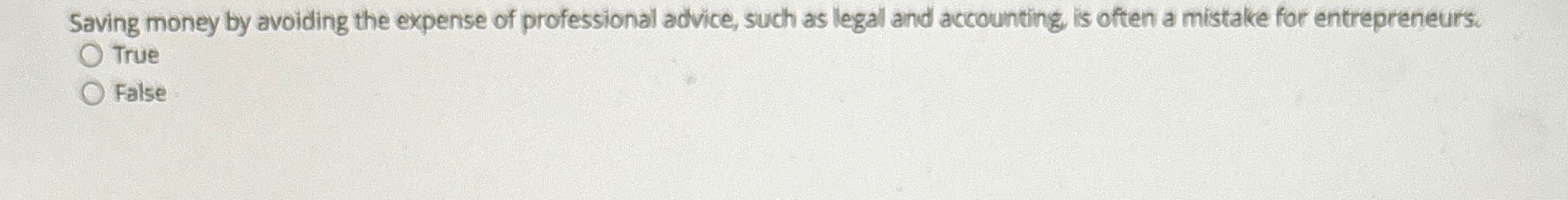 Solved Saving money by avoiding the expense of professional | Chegg.com