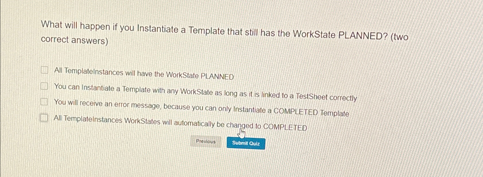 Solved What will happen if you Instantiate a Template that | Chegg.com