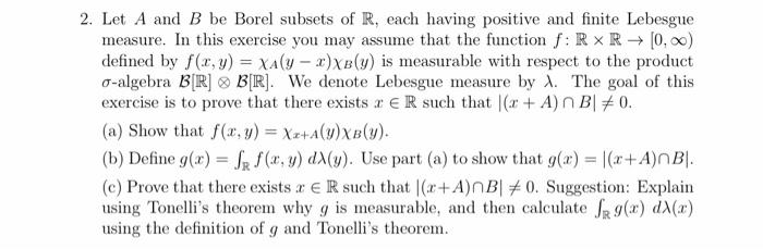 This problem based on section 5B from Measure, | Chegg.com
