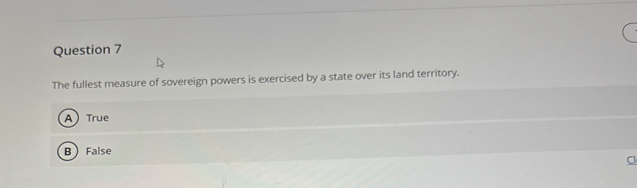 Solved Question 7The fullest measure of sovereign powers is | Chegg.com
