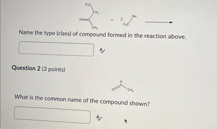 Solved Name the type (class) of compound formed in the | Chegg.com
