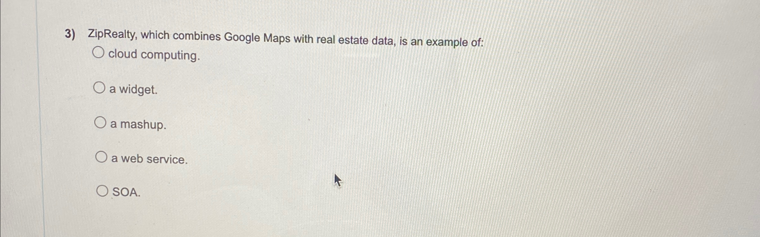 Solved ZipRealty, which combines Google Maps with real | Chegg.com