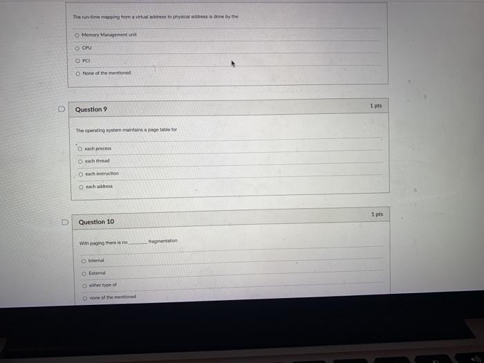 Solved The simplest technique for virtualizing memory is | Chegg.com