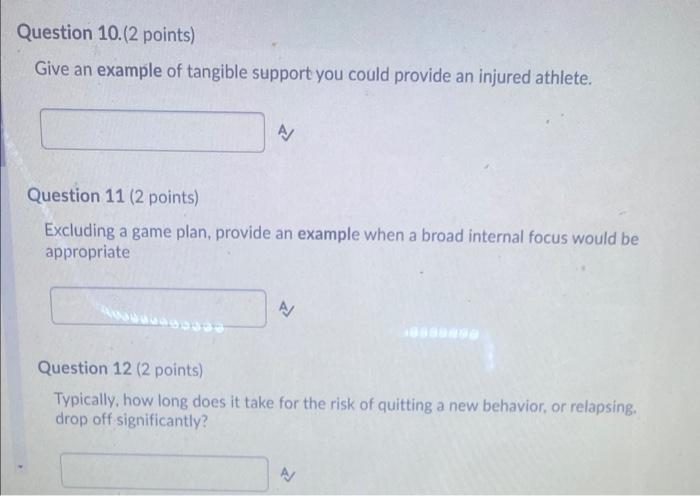 Solved Question 10.(2 points) Give an example of tangible | Chegg.com