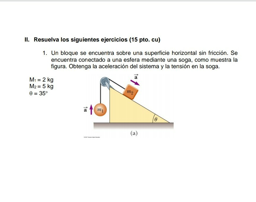 Solved II. Resuelva los siguientes ejercicios (15 pto. cu) | Chegg.com Solved II. Resuelva los siguientes ejercicios (15 pto. cu) | Chegg.com