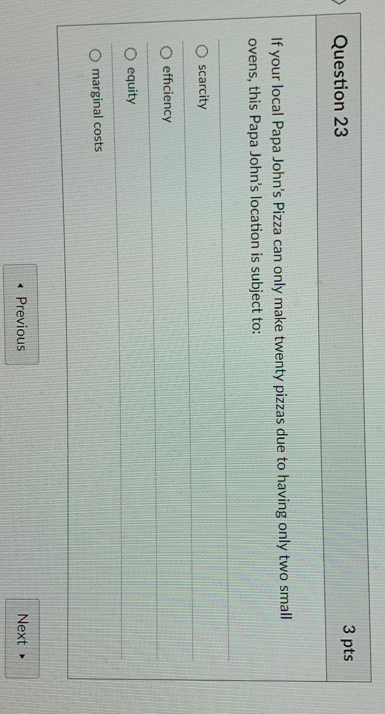 Solved Question 233 ﻿ptsIf your local Papa John's Pizza can | Chegg.com