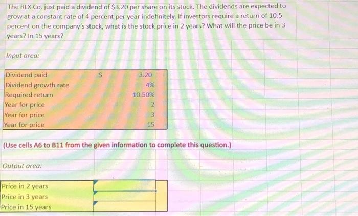 Solved what are the excel formulas to complete this | Chegg.com