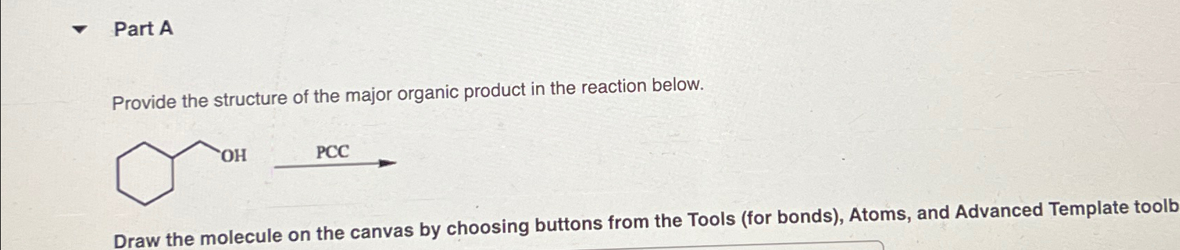 Solved Part AProvide the structure of the major organic | Chegg.com