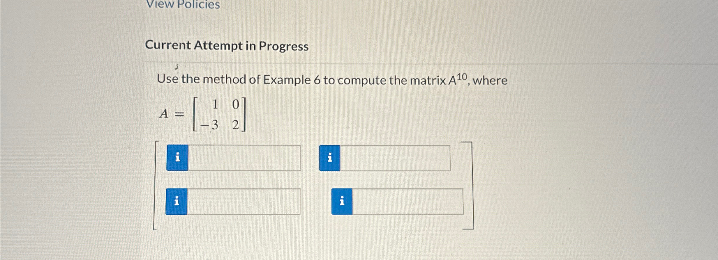 Solved View PoliciesCurrent Attempt in ProgressUse the | Chegg.com
