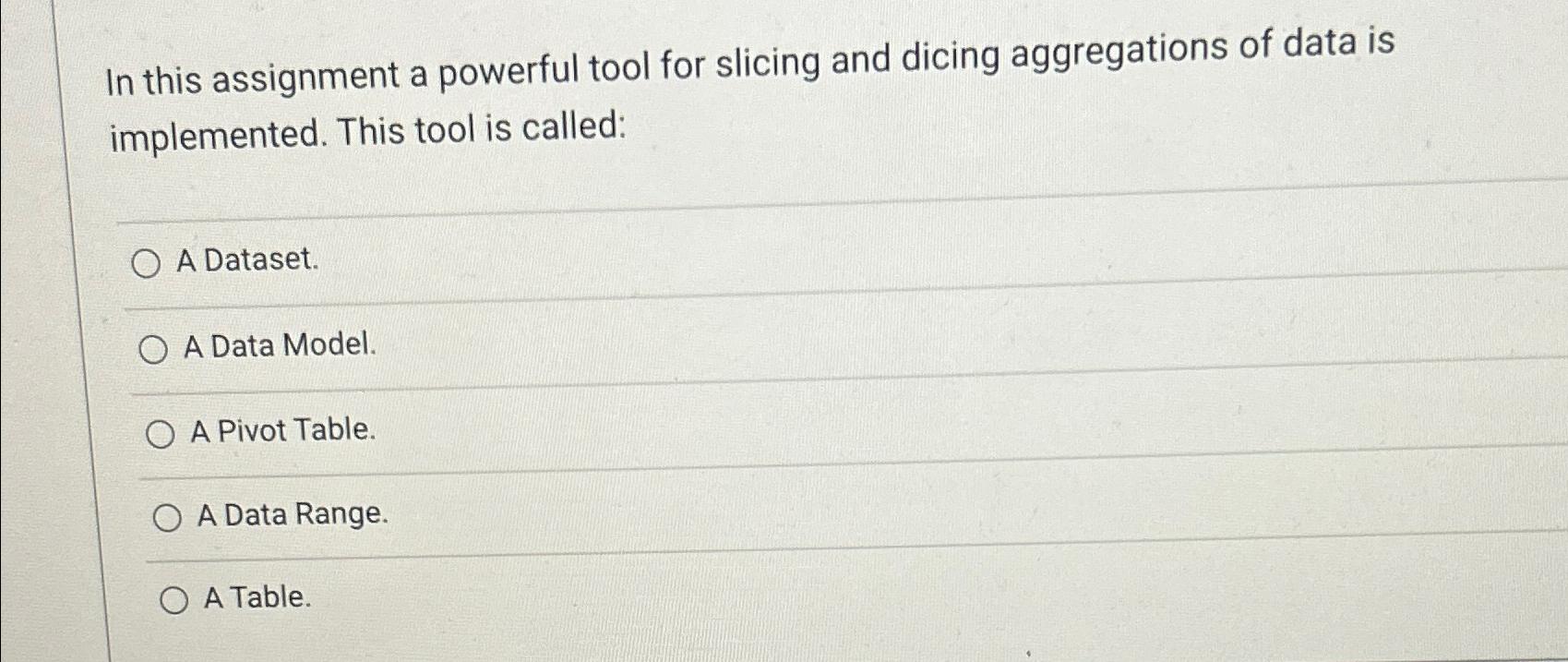 Solved In this assignment a powerful tool for slicing and | Chegg.com