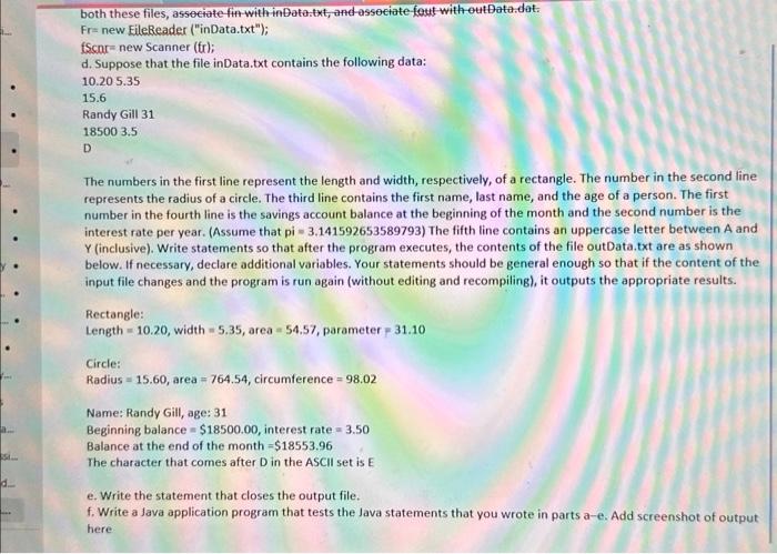 Solved Given the isva code provided by vour instructor and | Chegg.com