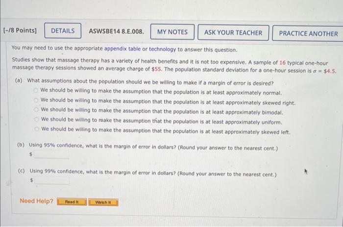 Solved You may need to use the appropriate appendix table or | Chegg.com