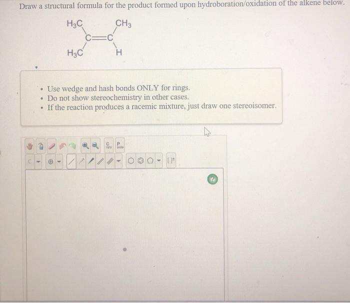 Solved Draw a structural formula for the product formed upon | Chegg.com