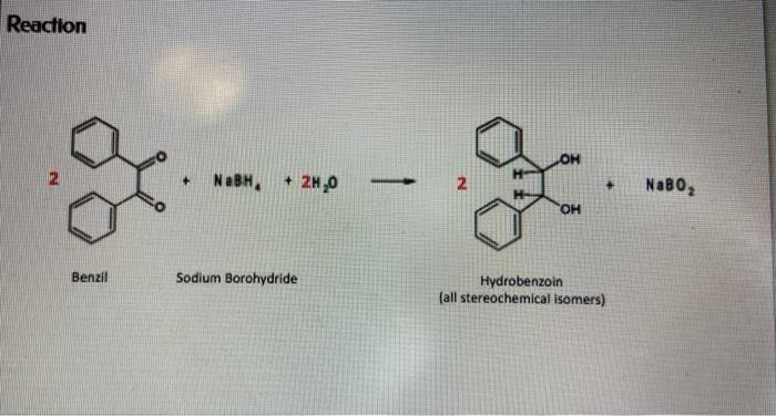 Solved Borohydride Reduction of a Diketone 1. Compare the | Chegg.com