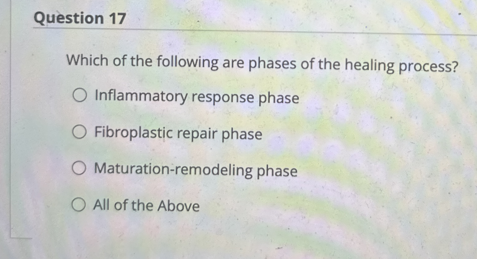 Solved Question 17Which of the following are phases of the | Chegg.com