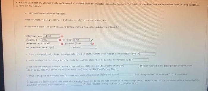 Solved 4. For this last question, you will create an | Chegg.com