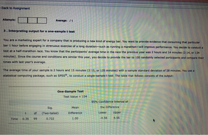 Solved Back to Assignment Attempts: Average: /1 3. | Chegg.com
