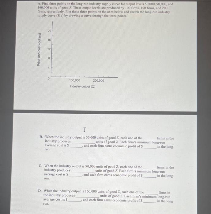 7. Good Z is produced in a competitive industry with | Chegg.com