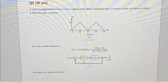 Solved Q3 [20 pts] A robot is programmed to have a tool or | Chegg.com