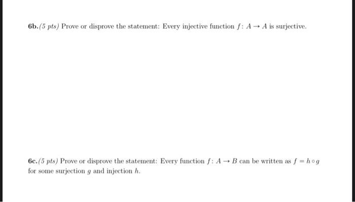 Solved 6b.(5 pts) Prove or disprove the statement: Every | Chegg.com