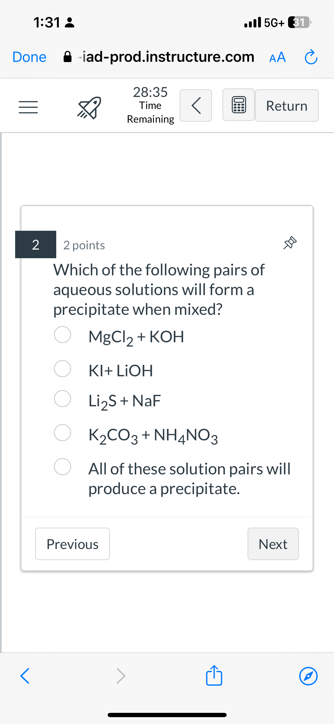 Solved 1:31 ﻿:*Il | Chegg.com