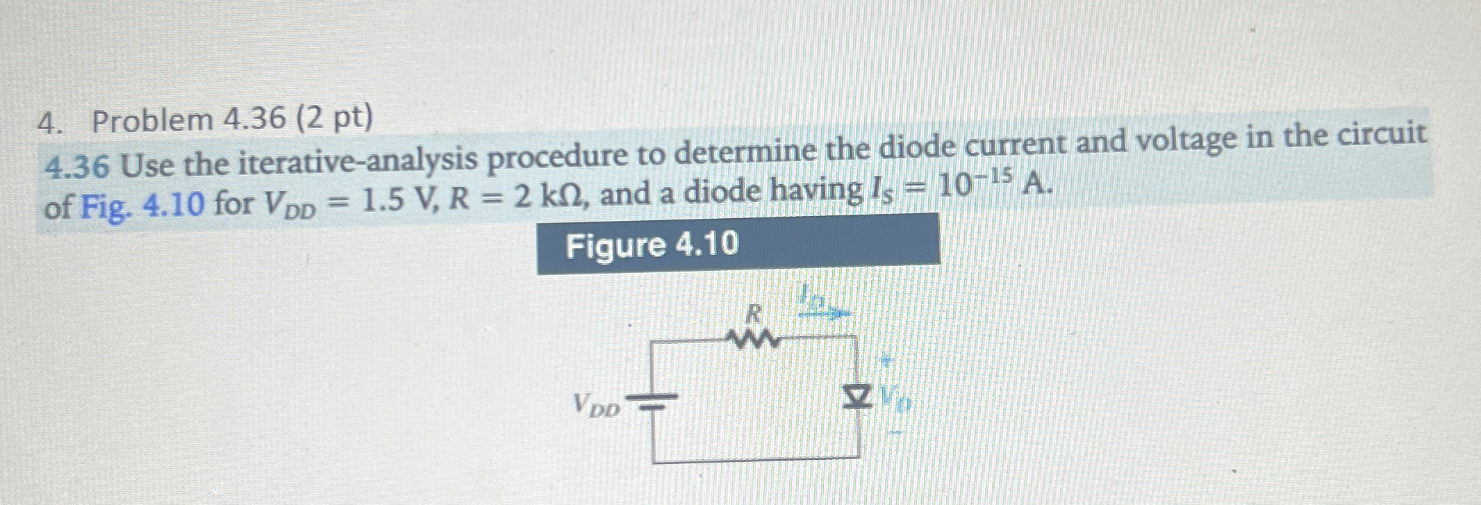 Solved Problem 4.36 (2 ﻿pt)4.36 ﻿Use the iterative-analysis | Chegg.com