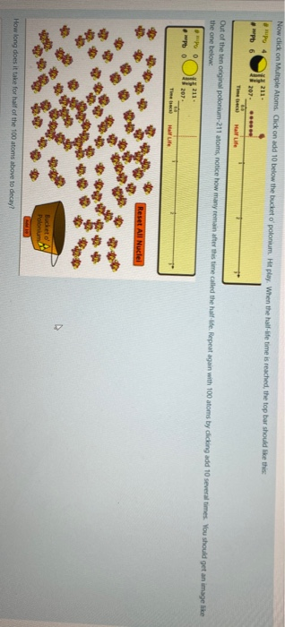 Solved Now click on Multiple Atoms. Click on add 10 below | Chegg.com